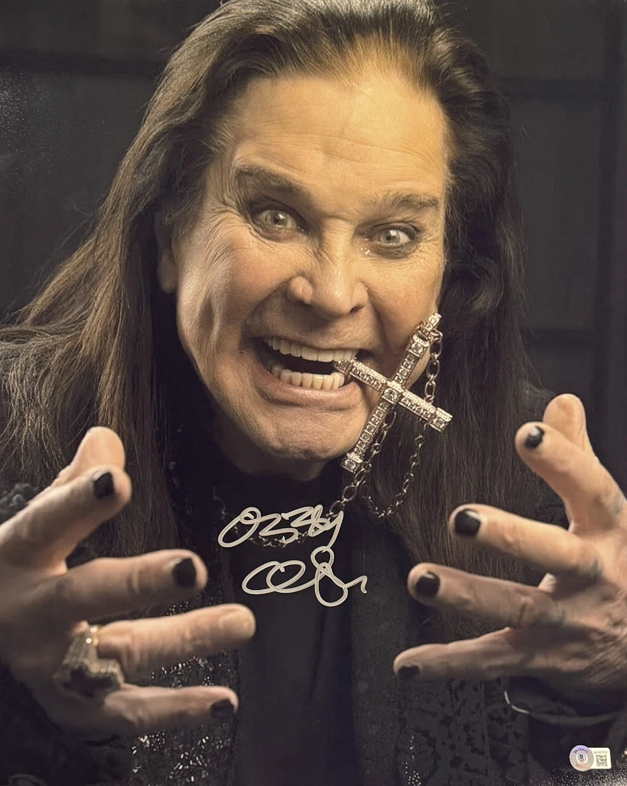 Ozzy Osbourne Signed 16x20 Photo Sabbath Authentic Autograph Beckett ...