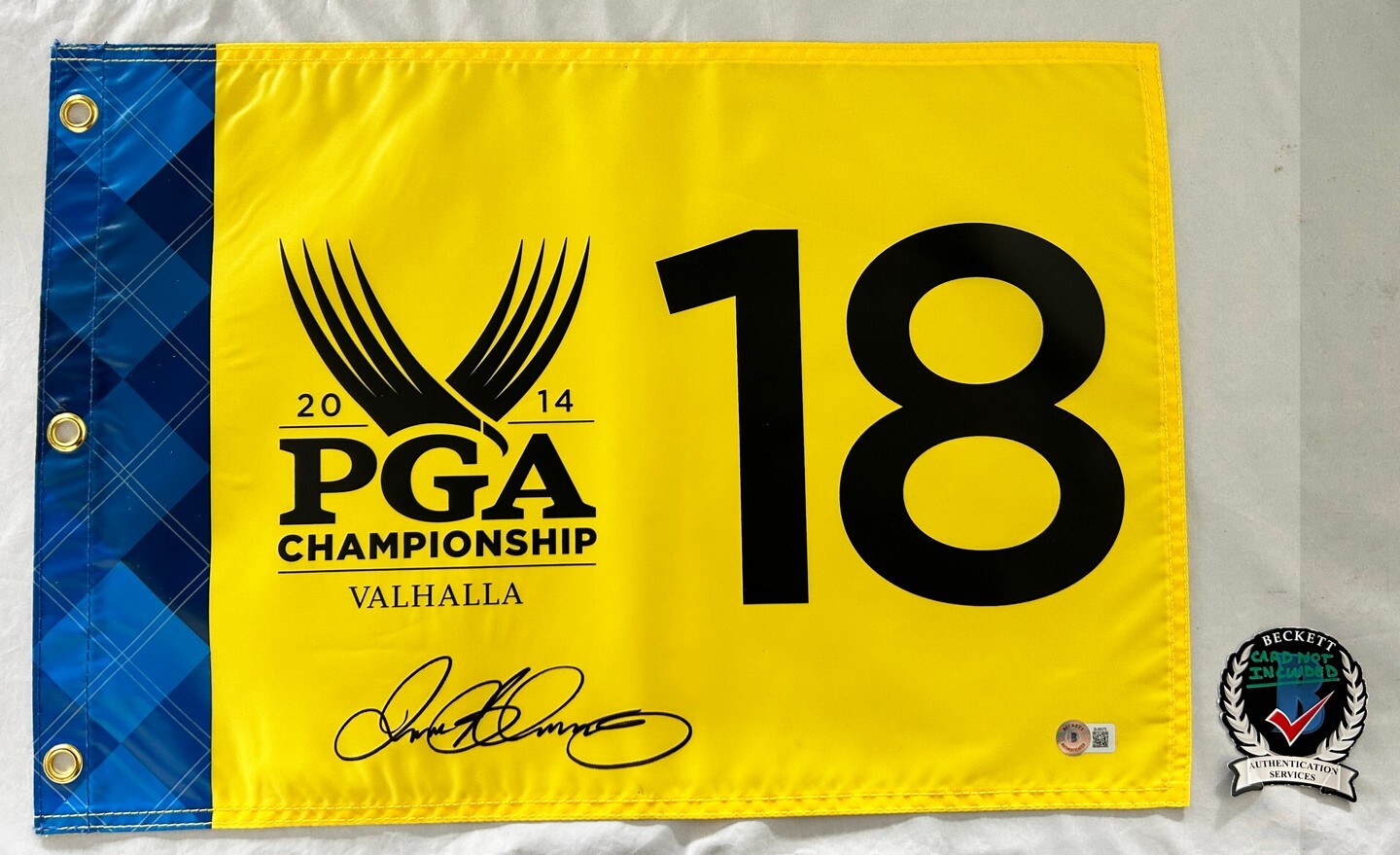 Rory McIlroy Signed 2014 PGA Championship Flag Beckett BAS COA ...