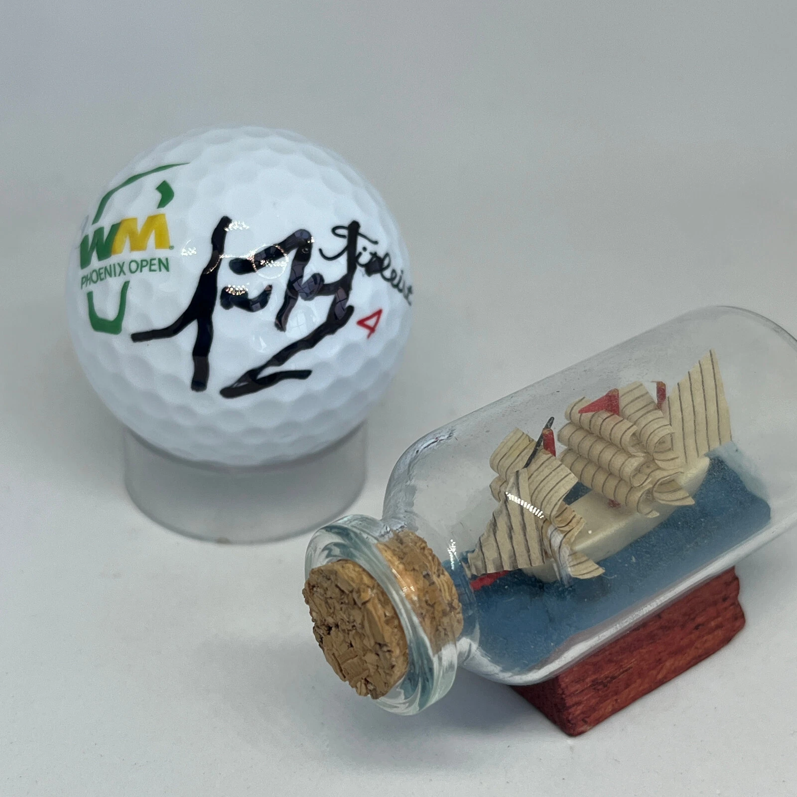 Nick Taylor signed Waste Management Logo Golf Ball JSA COA PGA Auto ...