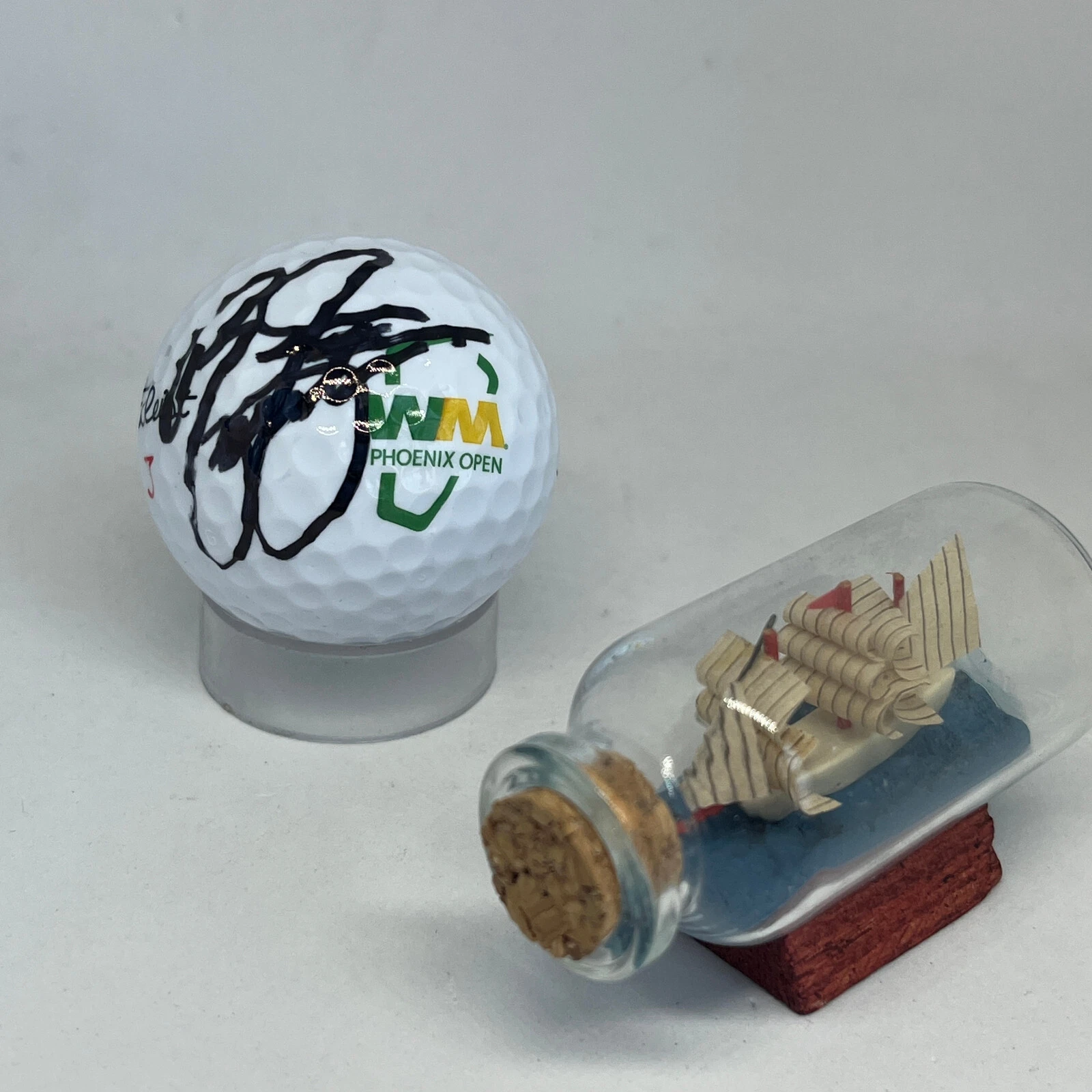 Rickie Fowler signed Waste Management Logo Golf Ball JSA COA PGA Auto ...