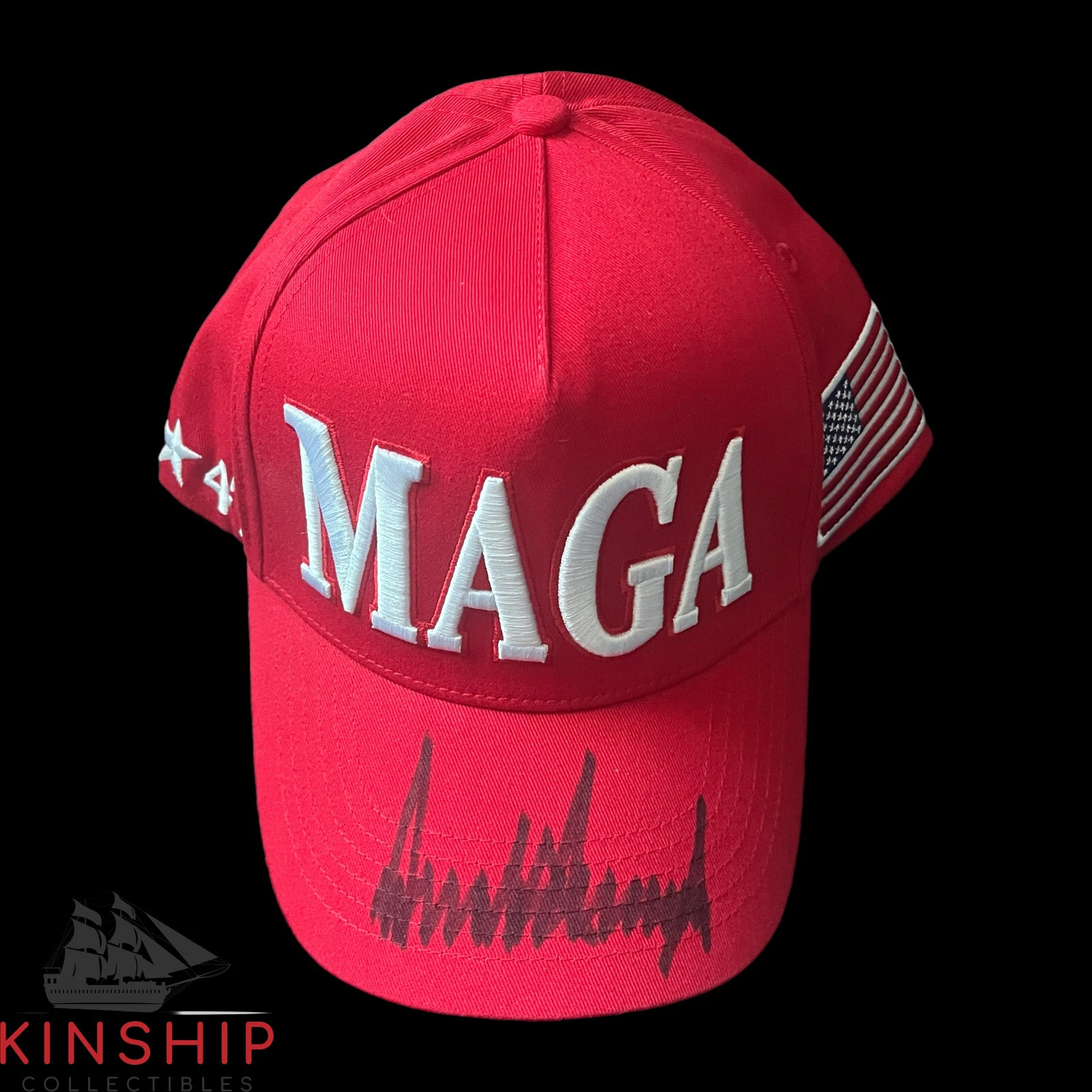 President Donald Trump signed MAGA Hat JSA LOA Auto Grade 9 | Autographia