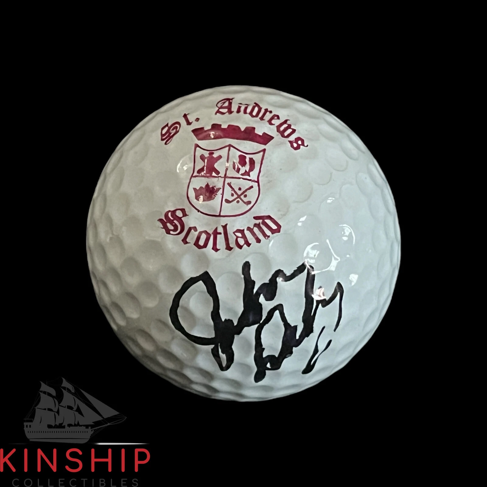 John Daly signed St Andrews Logo Golf Ball JSA COA Rare British Open ...