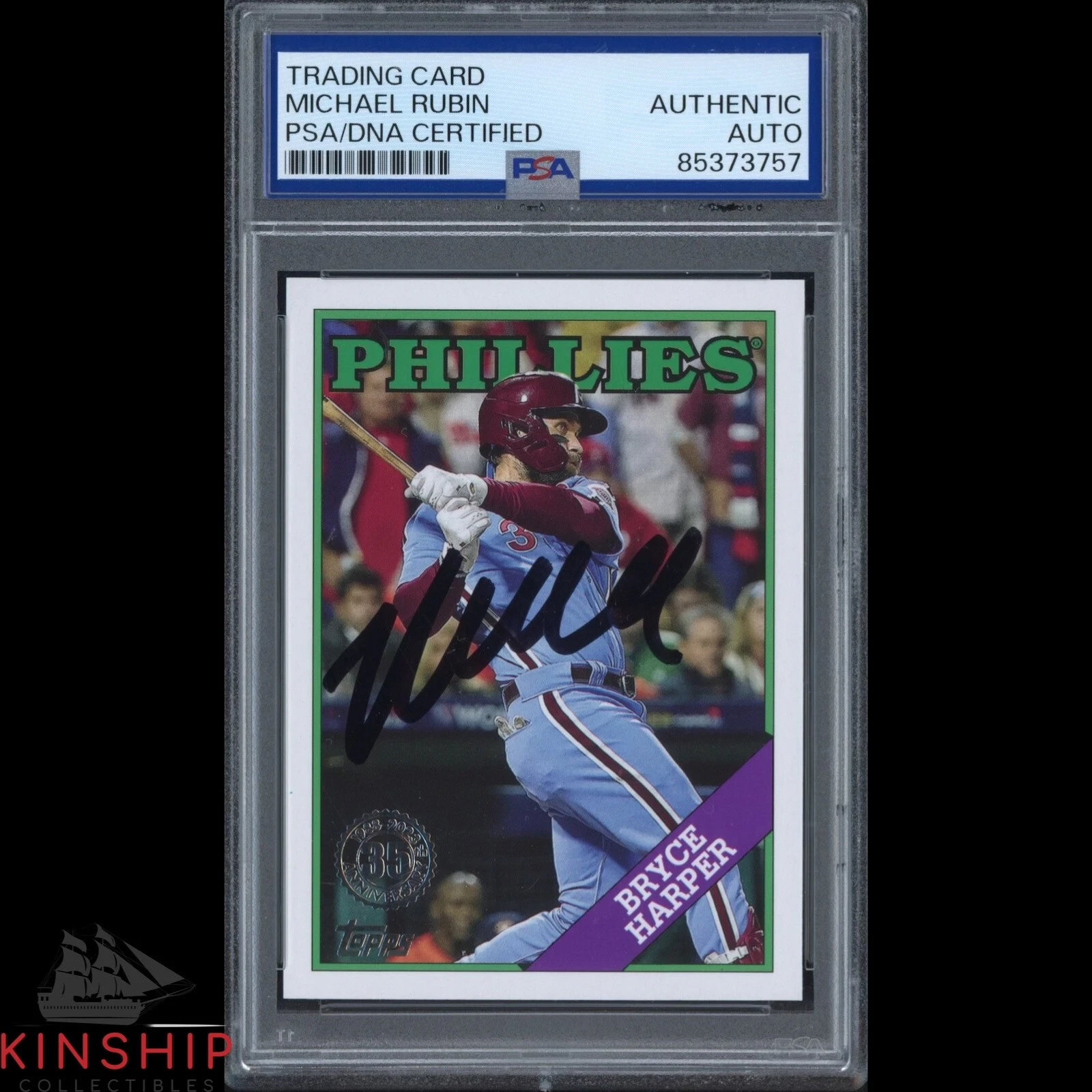 Michael Rubin signed Topps Trading Card PSA DNA Slabbed Fanatics CEO ...