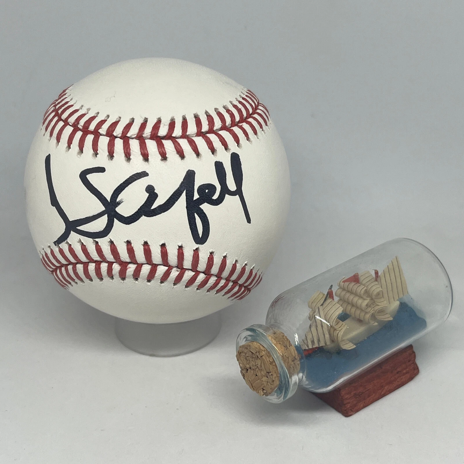 Jerry Seinfeld signed Rawlings OML Baseball JSA COA Comedian Actor Auto ...