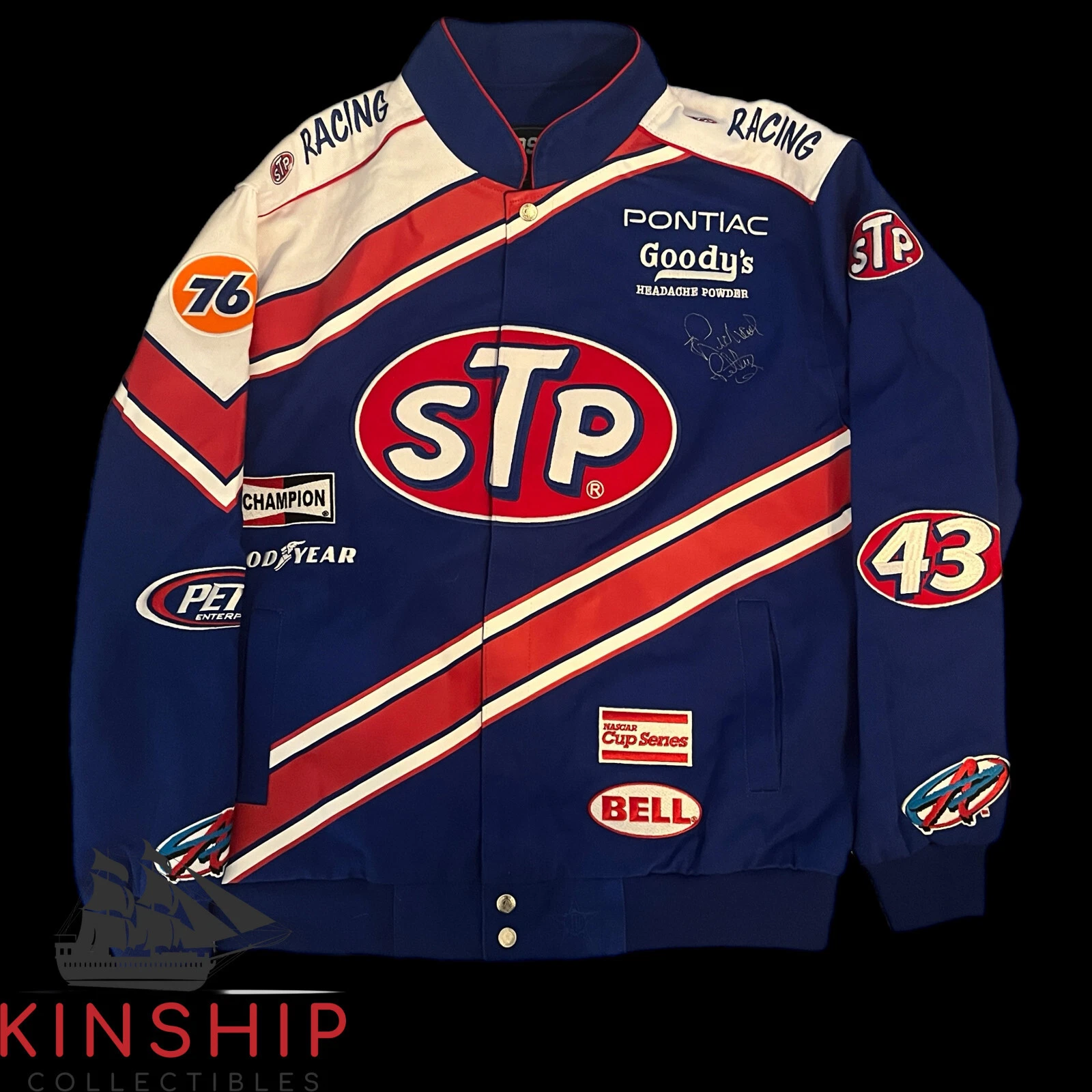 Richard Petty signed STP Full Snap Uniform Jacket JSA COA NASCAR Auto ...