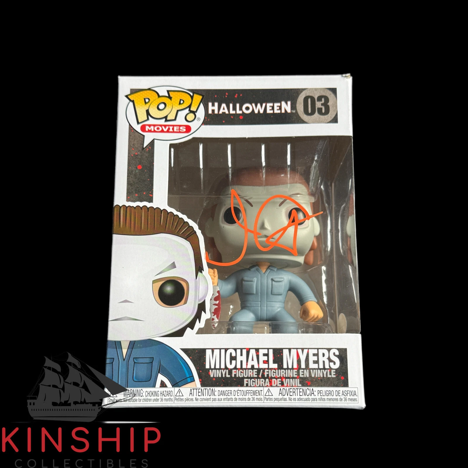 John Carpenter signed Funko Pop #03 JSA COA Halloween Michael Myers ...