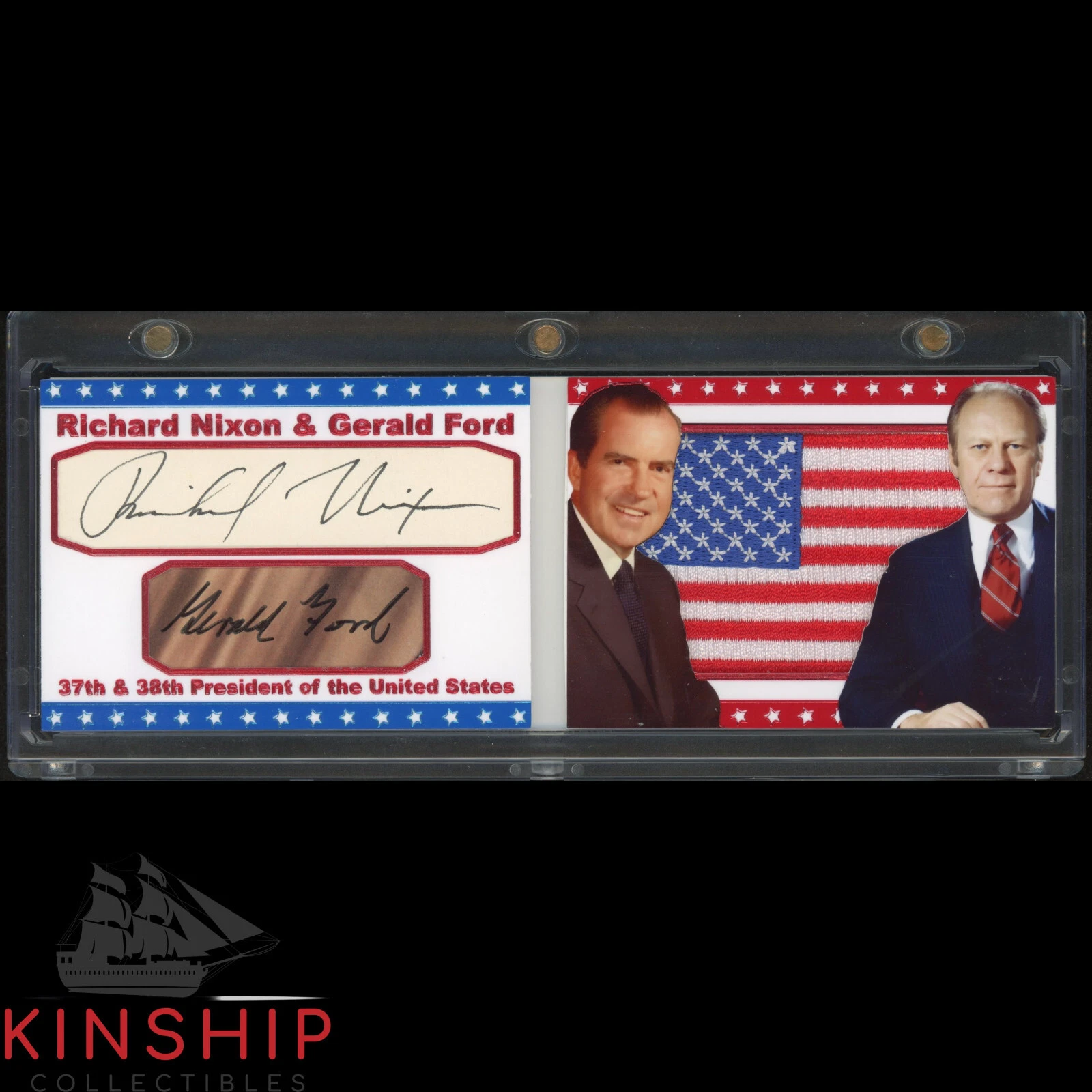 President Richard Nixon & Gerald Ford signed Custom Booklet JSA LOA ...