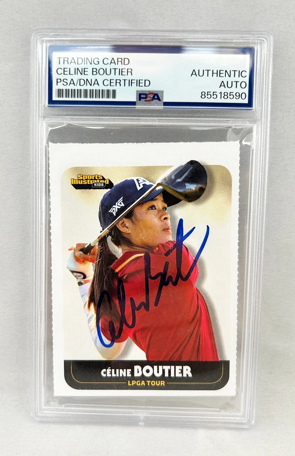 Celine Boutier Signed Rookie Card 2023 SI for Kids #1112 PSA/DNA 1 COA ...