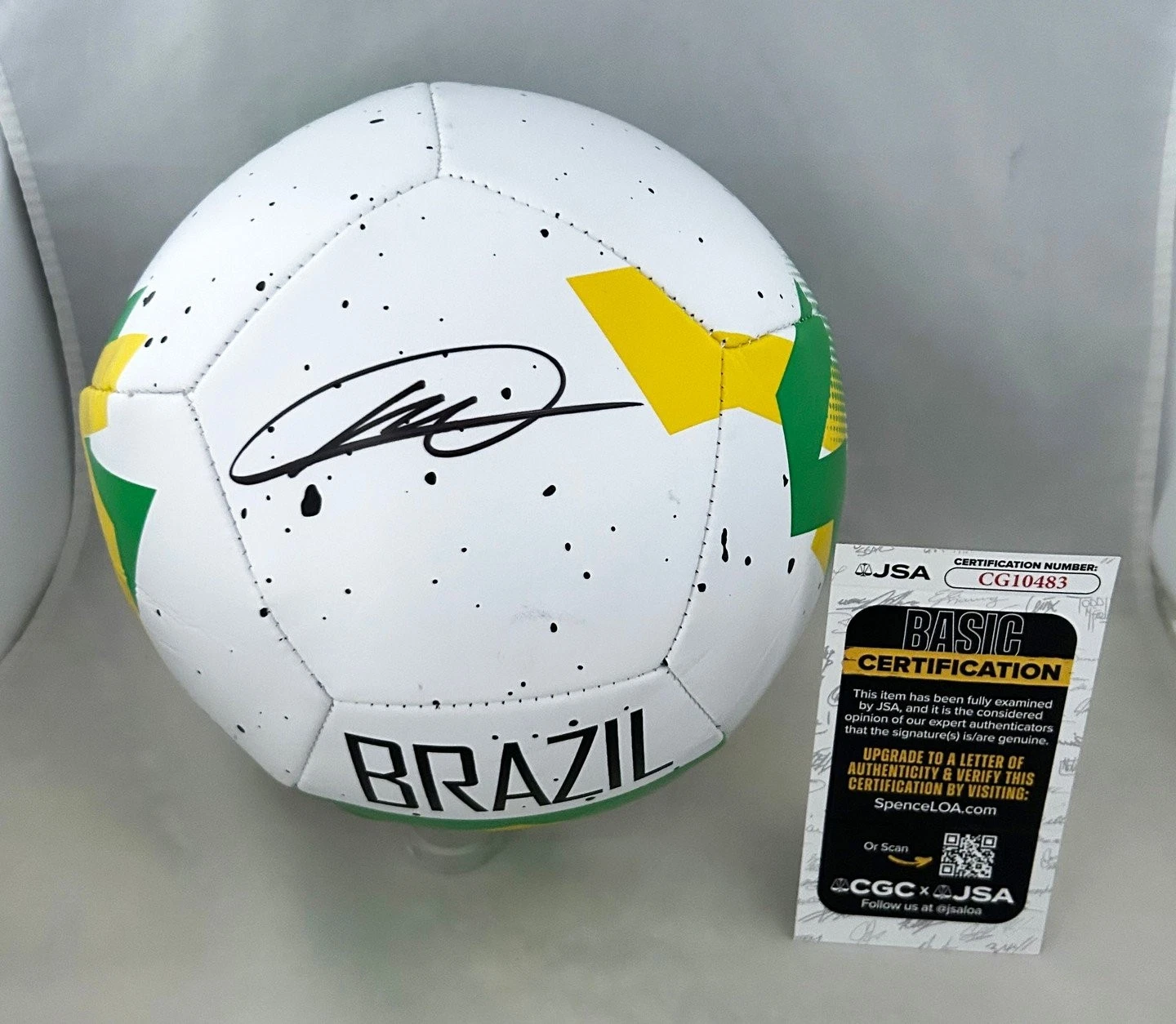 Kaka Signed Soccer Ball Brazil Brasil JSA COA | Autographia