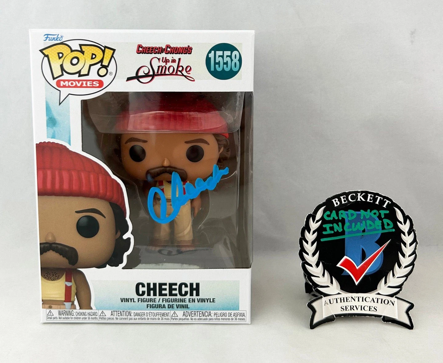 Cheech Marin Signed Funko Pop Beckett BAS COA | Autographia