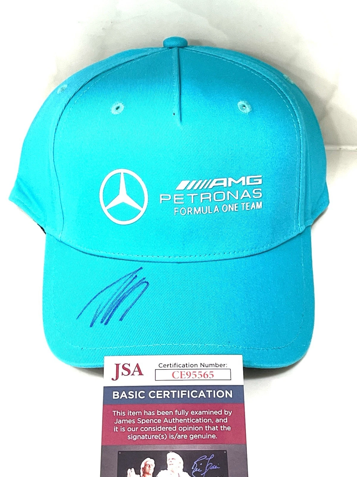 Kimi Antonelli Hand Signed Mercedes Petronas Racing F1 Formula 1 Hat JSA Cert #2 | Autographia
