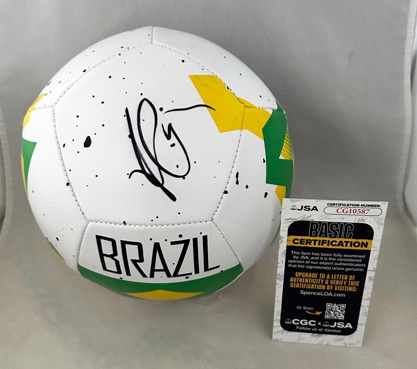Rodrygo Signed Soccer Ball Brazil Brasil JSA 1 COA | Autographia