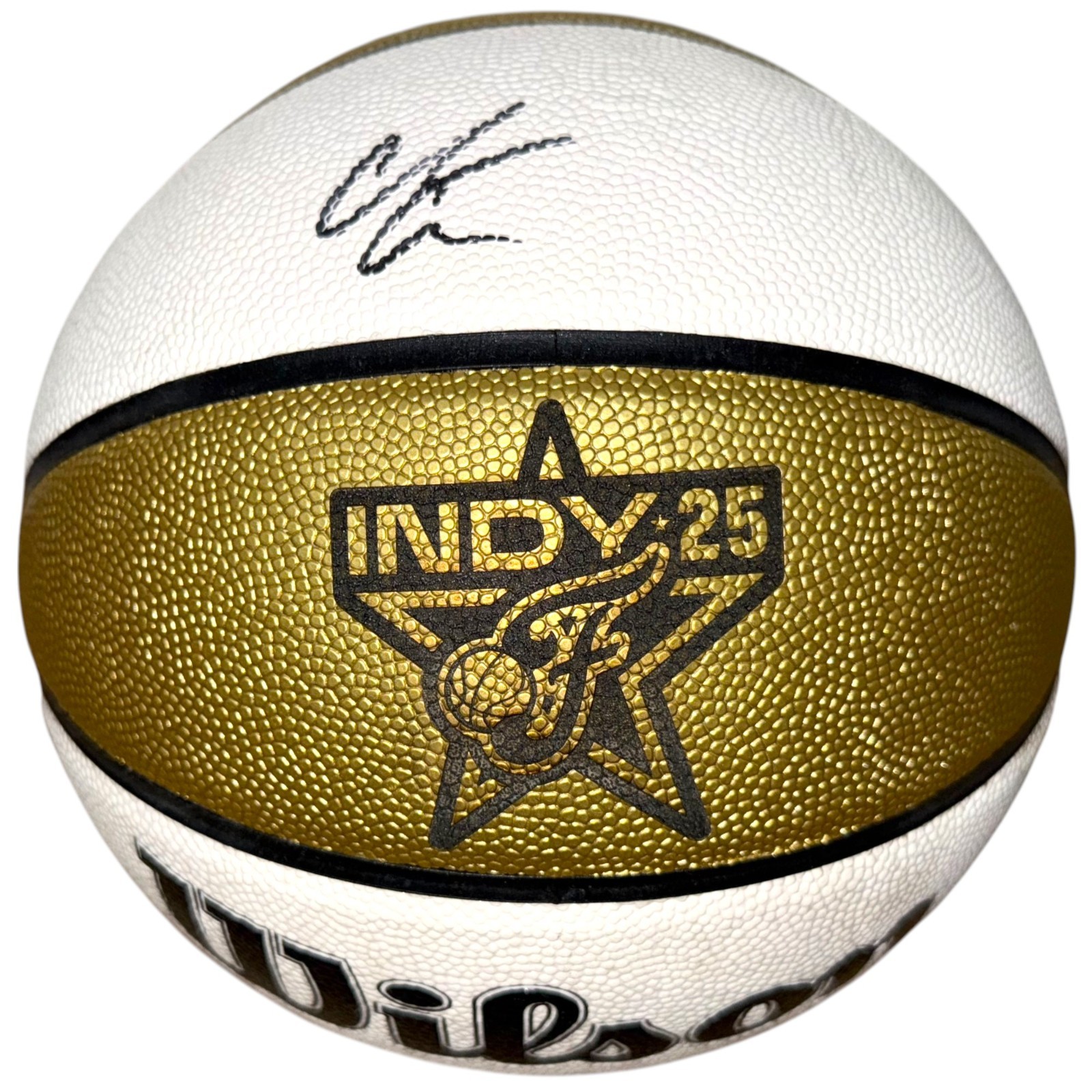 CAITLIN CLARK SIGNED AUTOGRAPHED WILSON 2025 INDIANA FEVER BASKETBALL ...