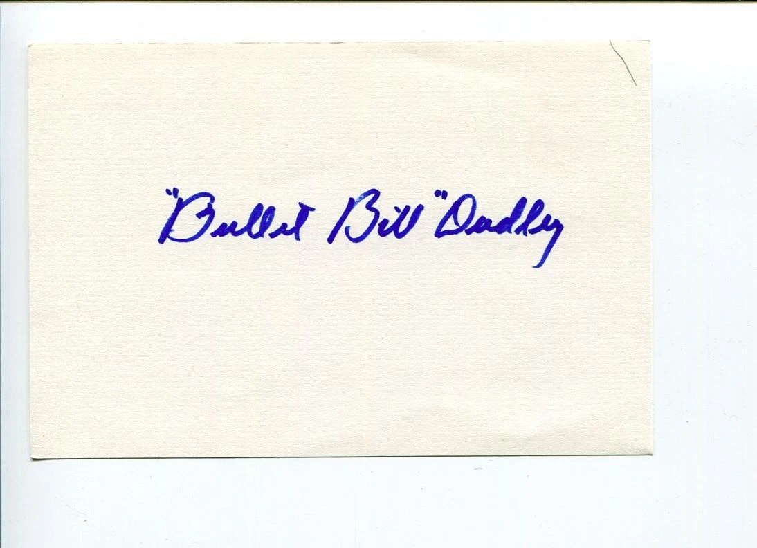 Bill Dudley Pittsburgh Steelers Washington Redskins Rare HOF Signed ...