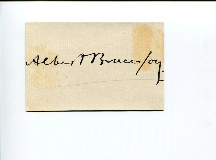 Albert Bruce-Joy British Irish Sculptor Artist Signed Autograph ...