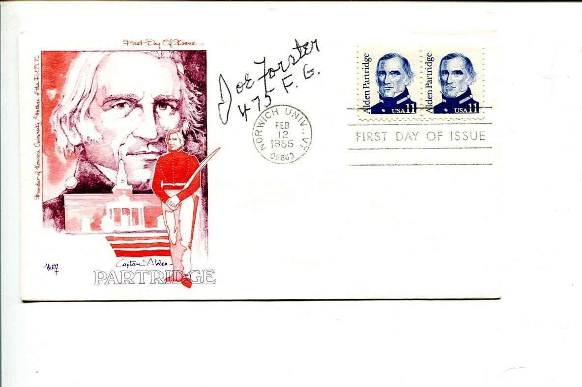 Joseph Joe Forster WWII War Fighter Pilot Ace P-38 DFC Signed Autograph ...