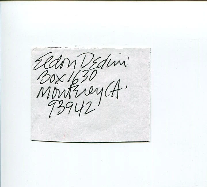 Eldon Dedini Playboy Cartoonist Artist Signed Autograph | Autographia