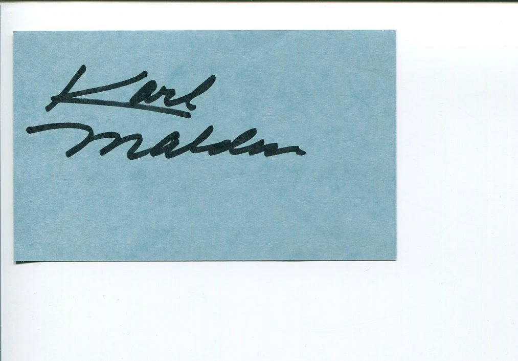 Karl Malden Patton A Streetcar Named Desire Patton Signed Autograph ...