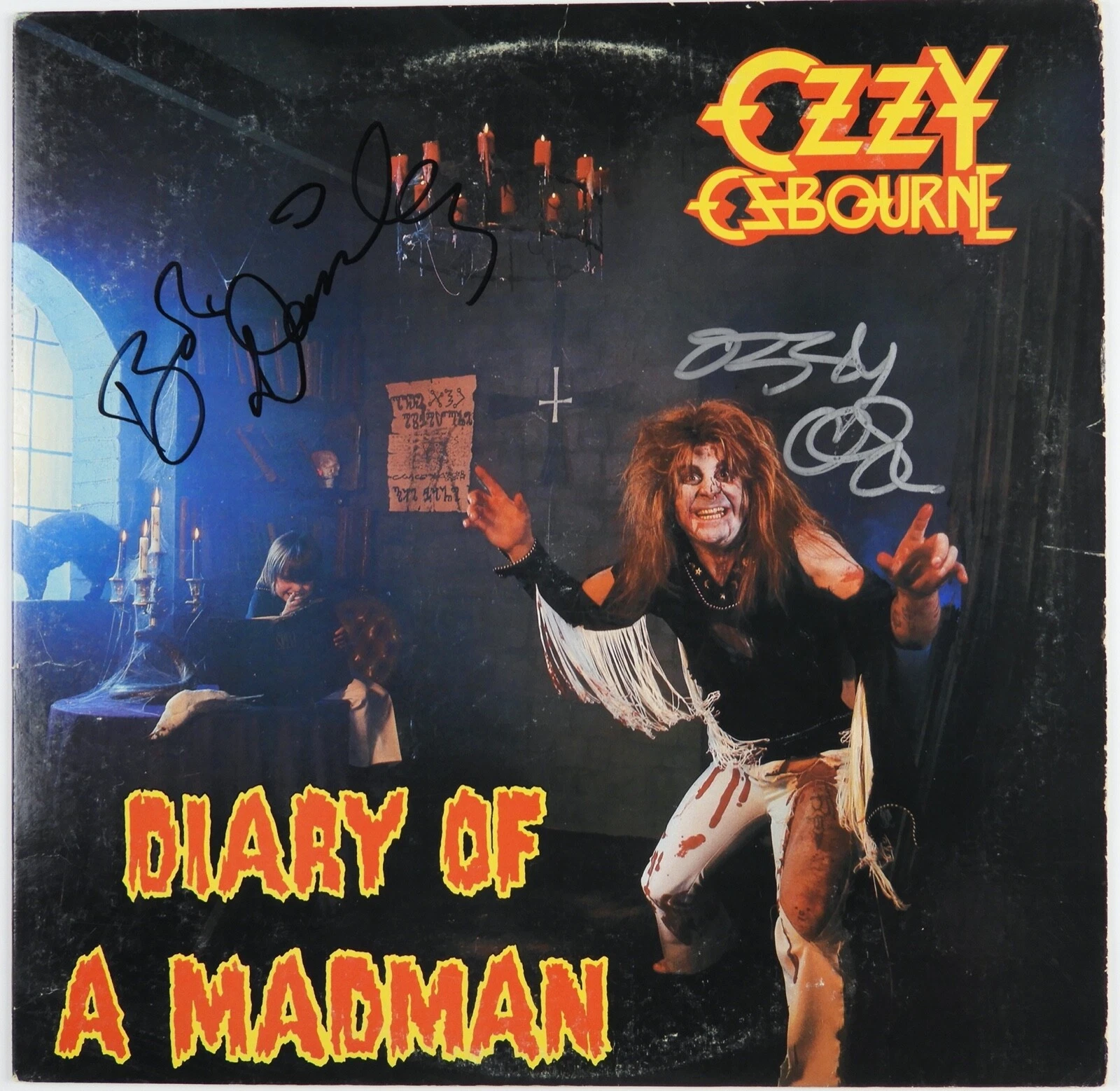 Ozzy Osbourne Autograph JSA Beckett Signed Album Bob Daisley Diary Of a ...