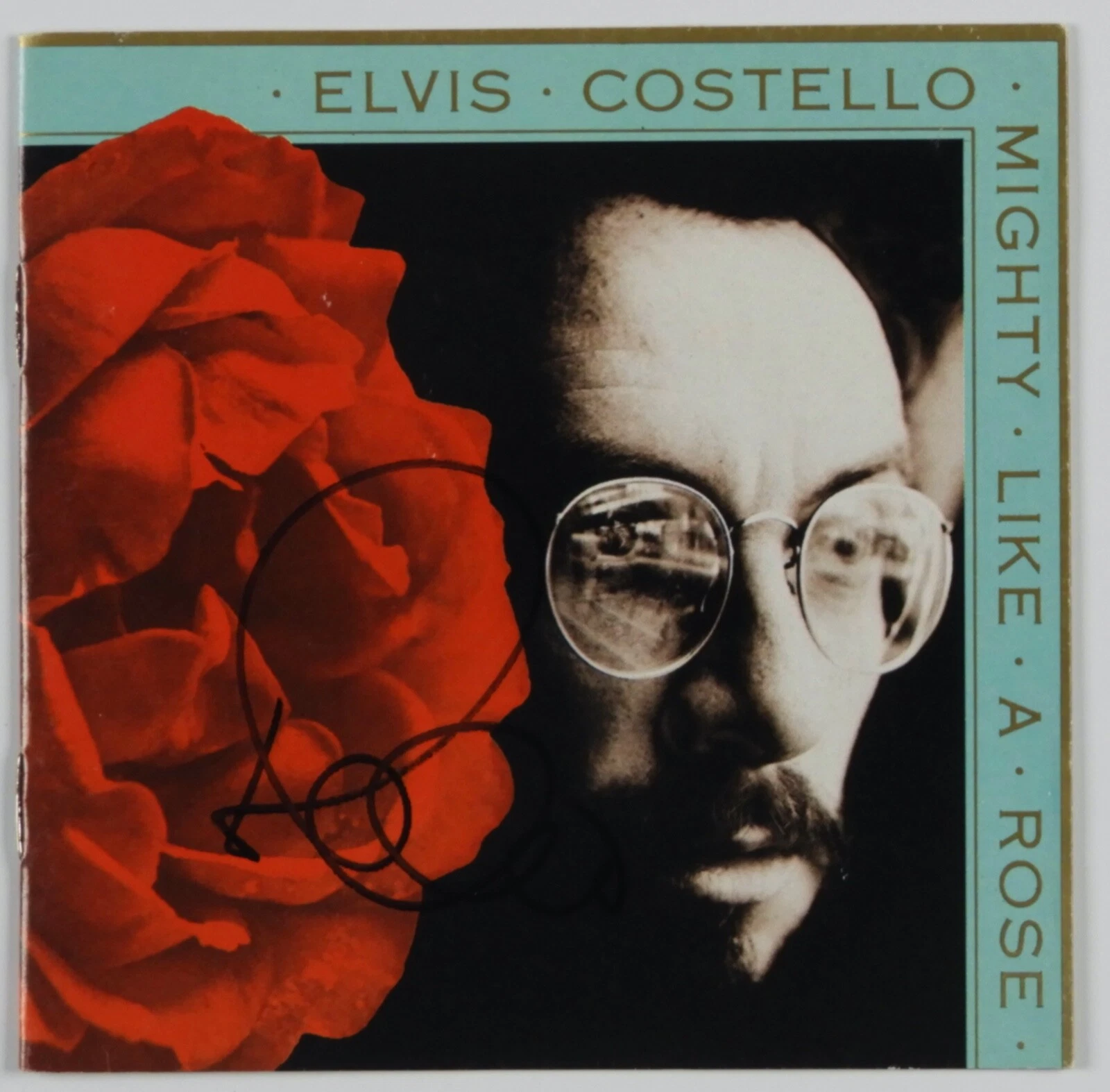 Elvis Costello JSA signed autograph CD Cover Mighty Like A Rose ...