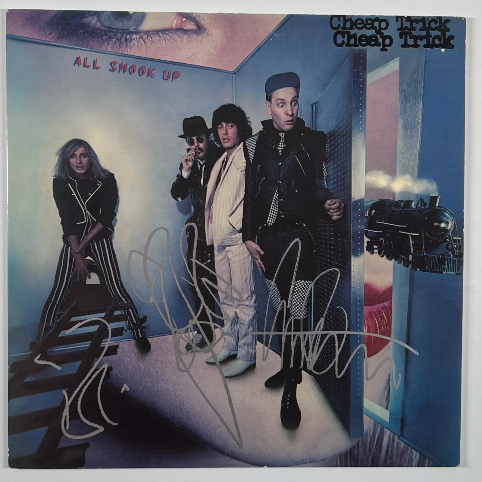 Cheap Trick JSA Signed Autograph Album Record Vinyl All Shook Up | Autographia