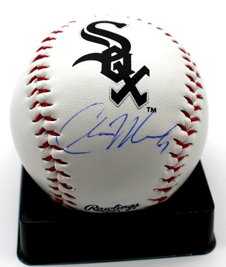 Chase Meidroth Signed Major League Logo Ball White Sox w/Beckett BAS ...
