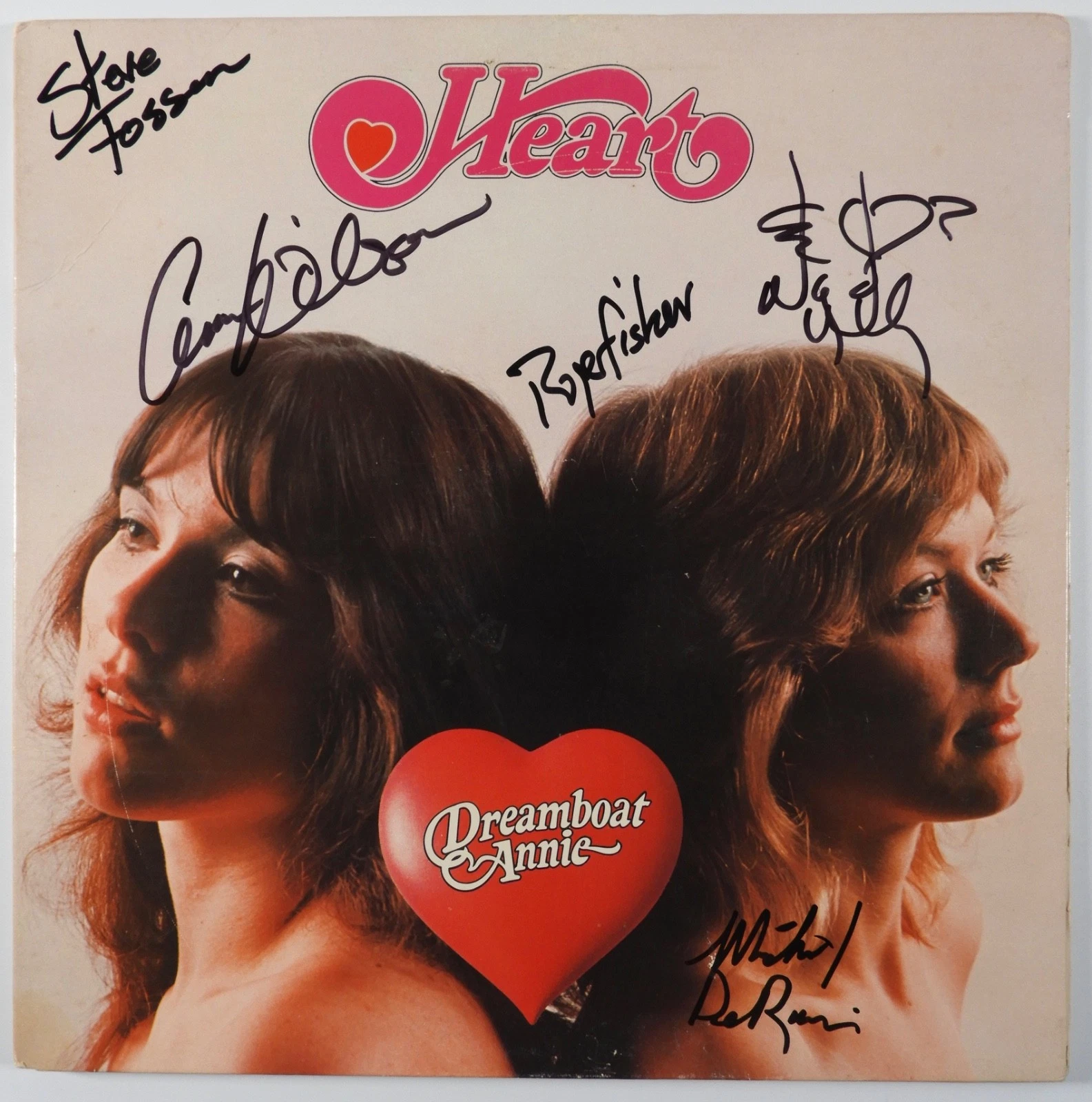 Heart ACOA Ann Nancy Wilson Dreamboat Annie Signed Autograph Record ...