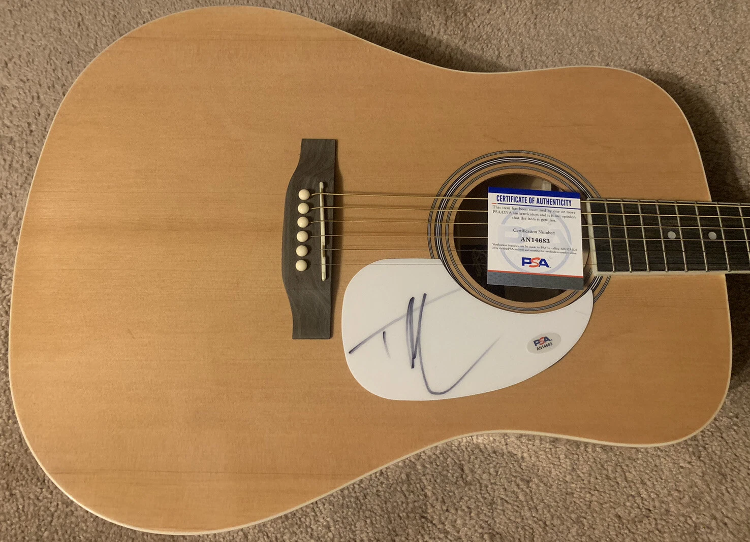 Tim Mcgraw Signed Autographed Acoustic Guitar PSA Certified | Autographia
