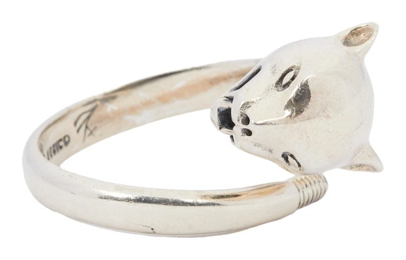Dusty Hill ZZ Top Personally Owned Custom Made Sterling Silver Cougar ...
