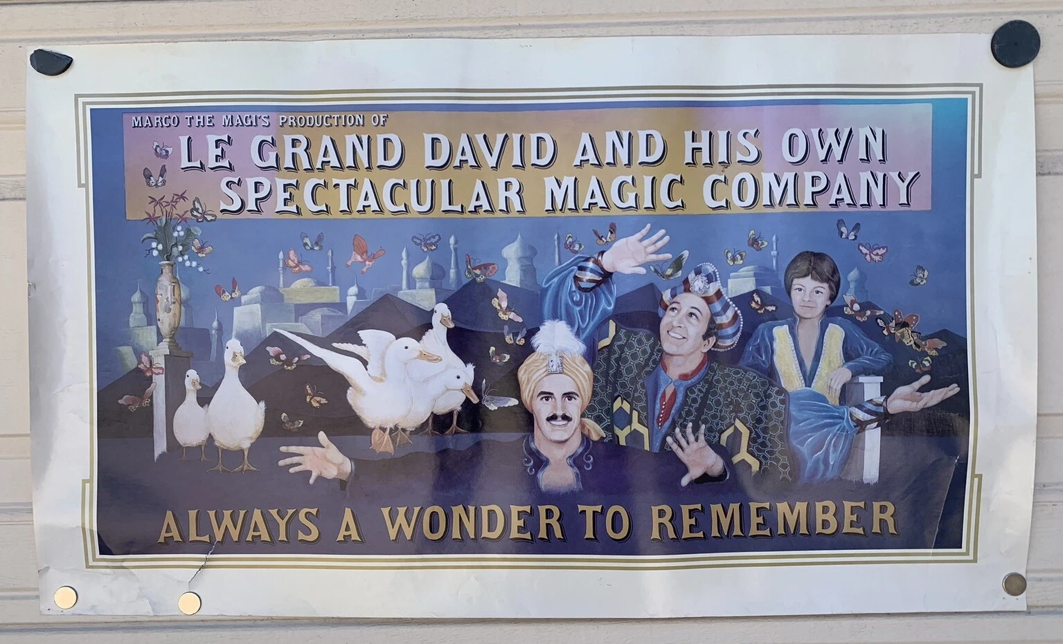 LeGrand David Magic CO. Marco The Magi's Vintage 19" x 33" Poster #143 ...