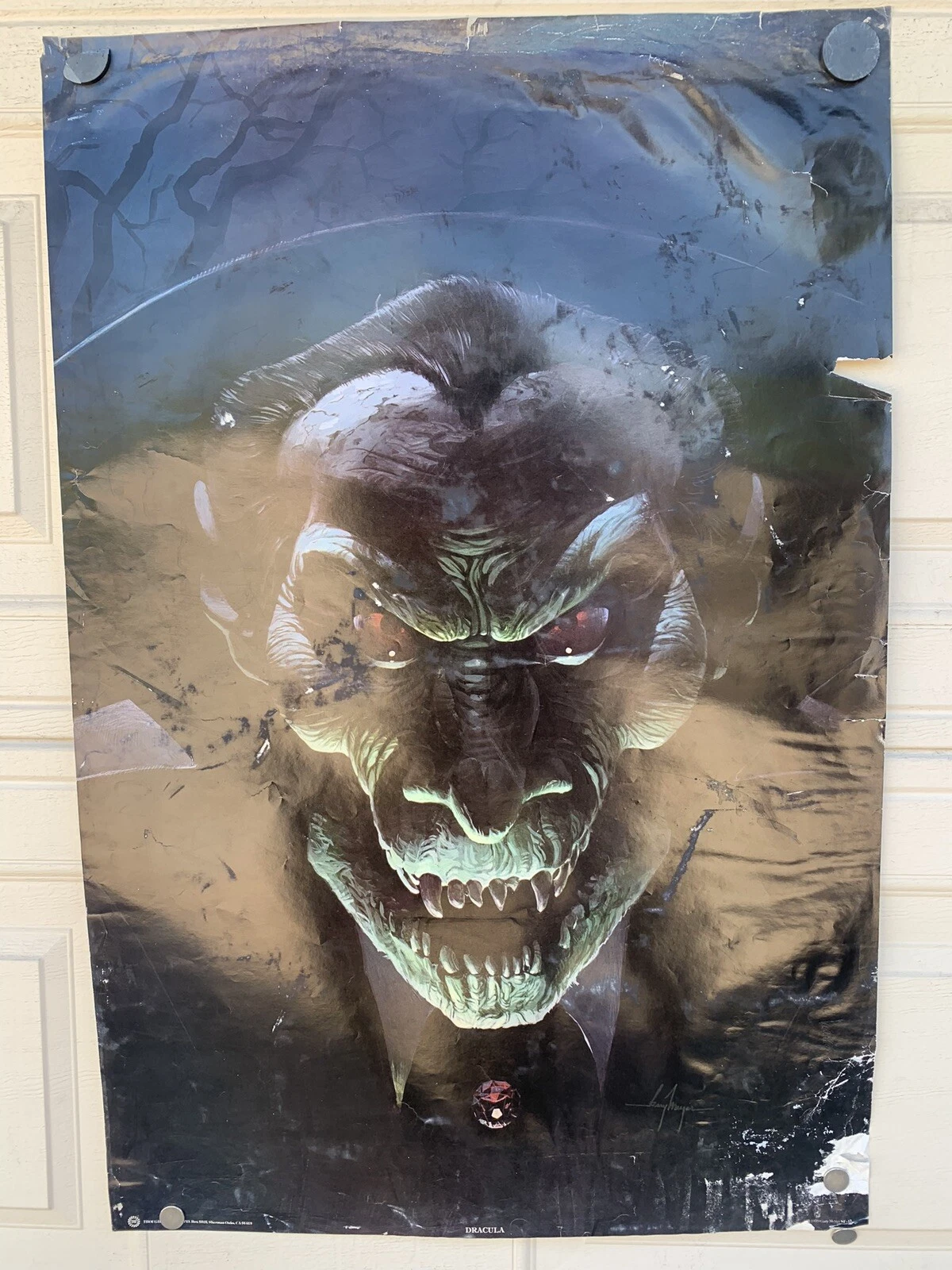 Dracula Vintage 1979 Thought Factory 23" x 34" Poster #152 | Autographia