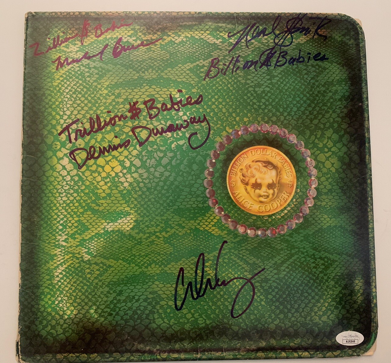 The Alice Cooper Band Signed Autographed x4 LP Album Record PSA ...
