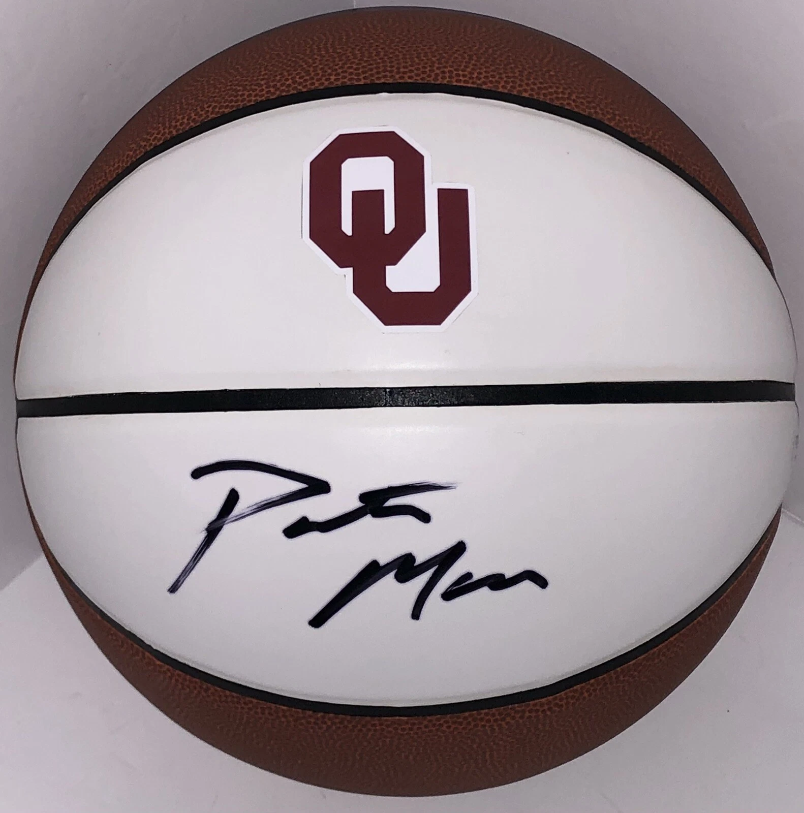 Porter Moser Signed Autographed Oklahoma Sooners Logo Basketball Psa ...