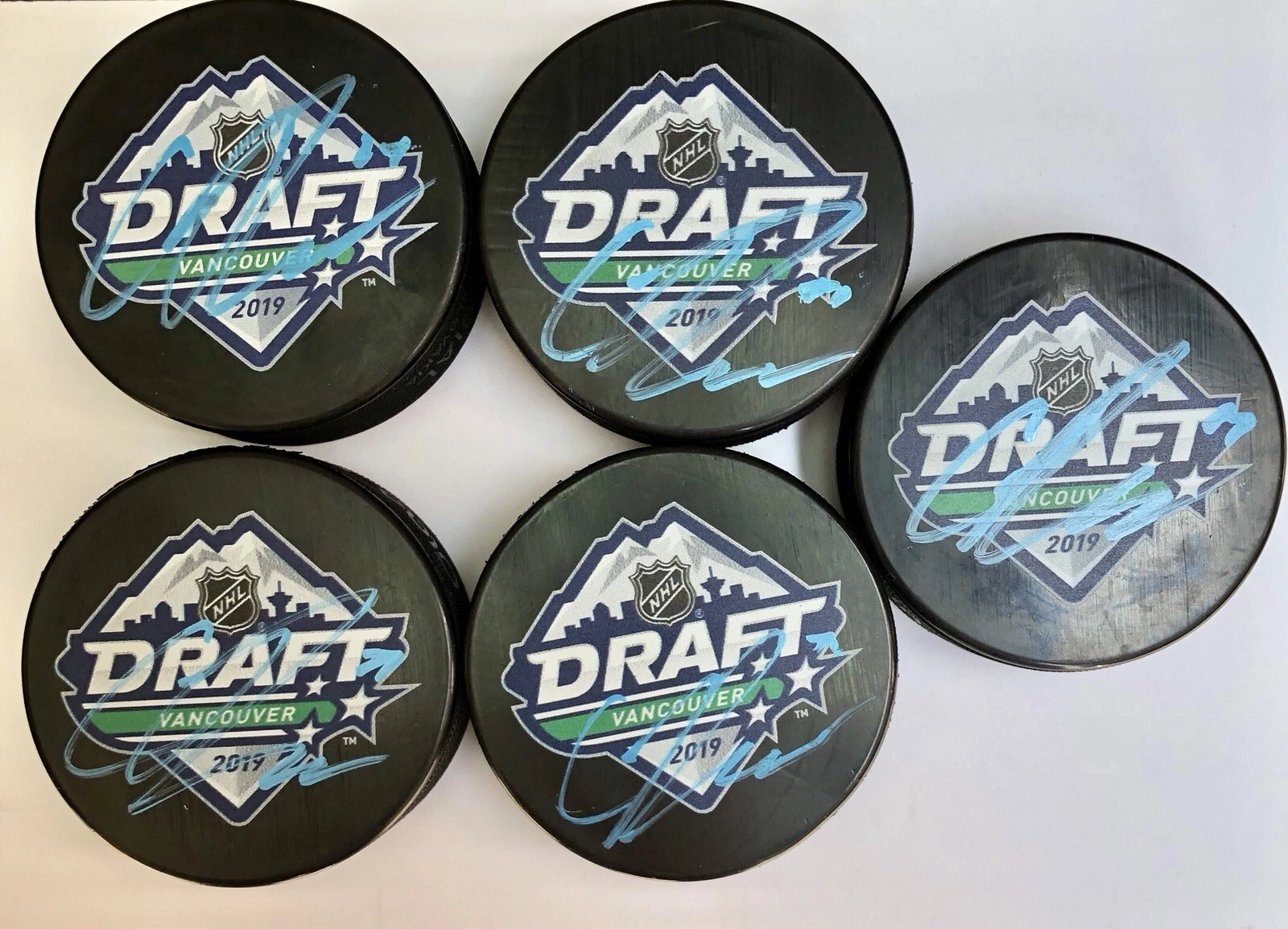 Cameron Rowe 2019 NHL Draft Puck 1st Round Pick Top Prospects PSA/DNA ...