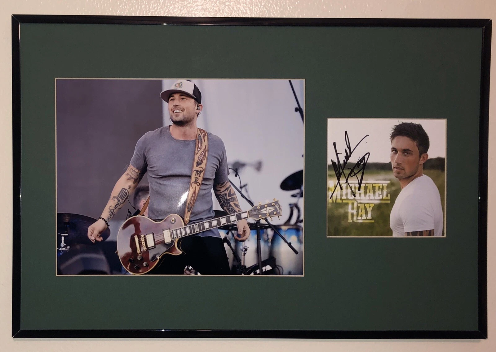 Michael Ray Signed Autographed Custom Framed Del Titled Cd Cover Psa ...