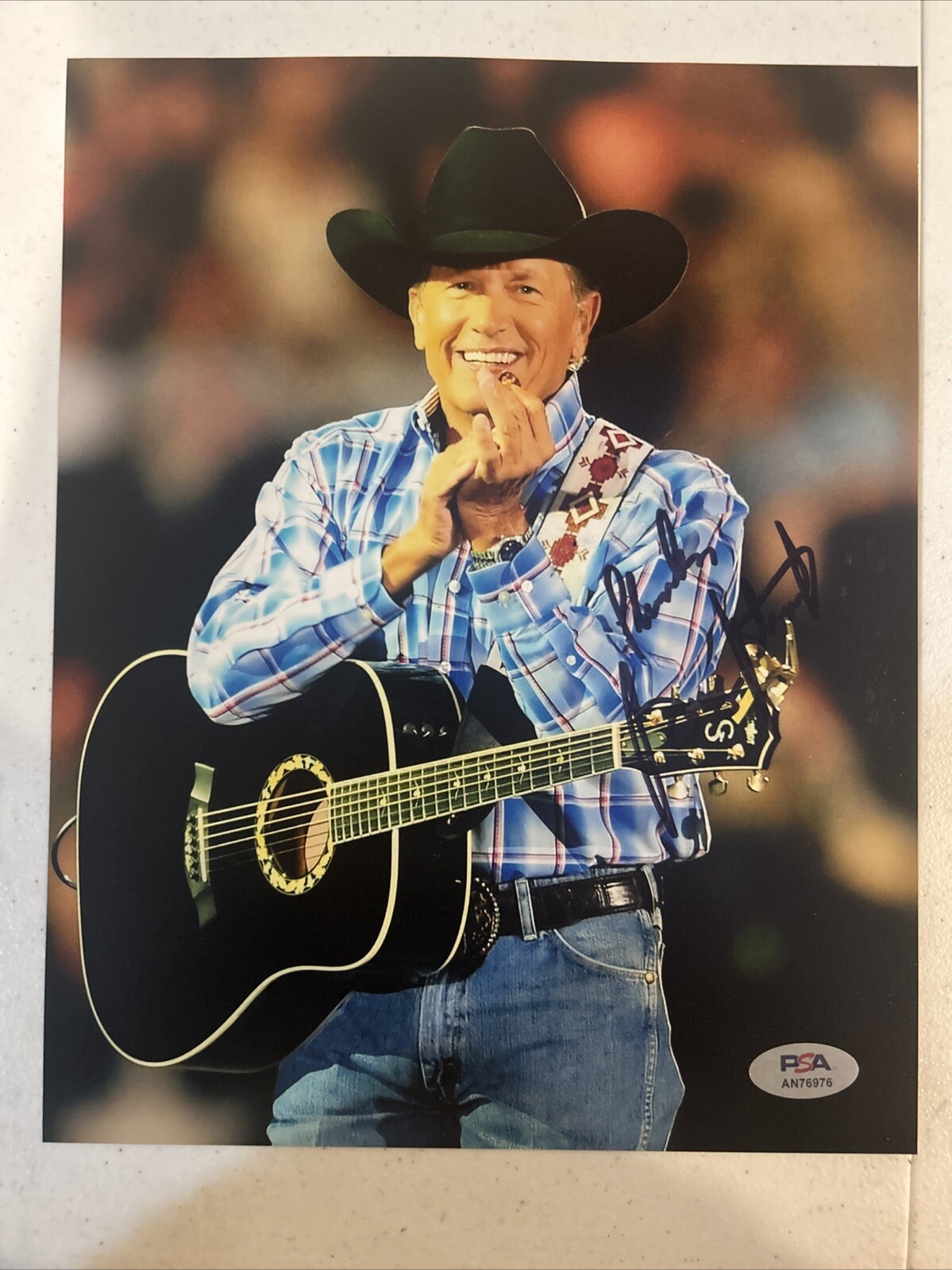 GEORGE STRAIT SIGNED AUTOGRAPH 8x10 PHOTO PICTURE PSA COA COUNTRY ...