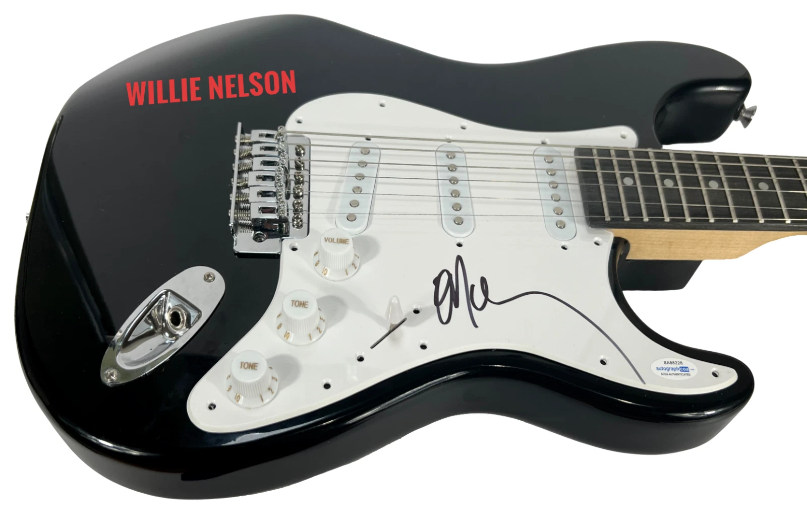 Willie Nelson Signed Autograph Electric Guitar Country Music Highwaymen ...