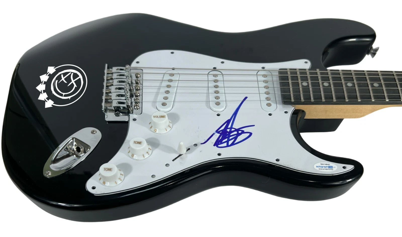 Mark Hoppus Signed Electric Guitar Blink-182 Band Bassist Autograph ...