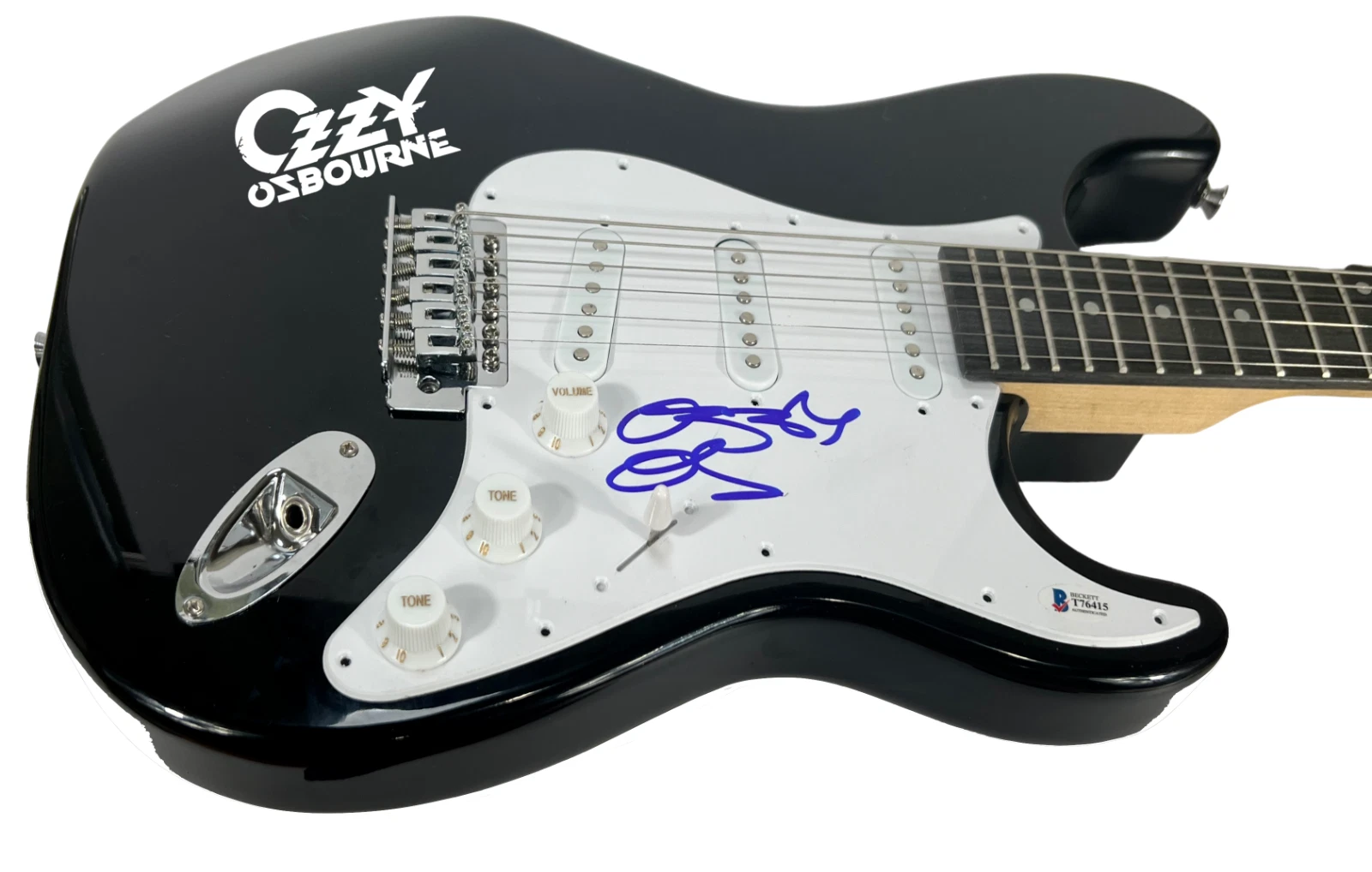 Ozzy Osbourne Signed Electric Guitar Autograph Black Sabbath Beckett ...