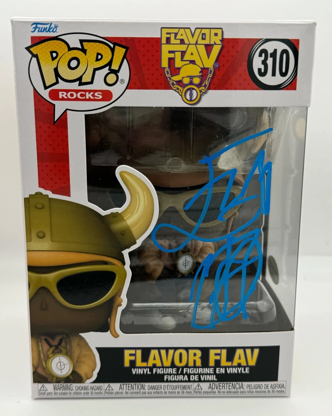 Flavor Flav "Public Enemy" AUTOGRAPH Signed 310 Funko Pop Vinyl Figure ...