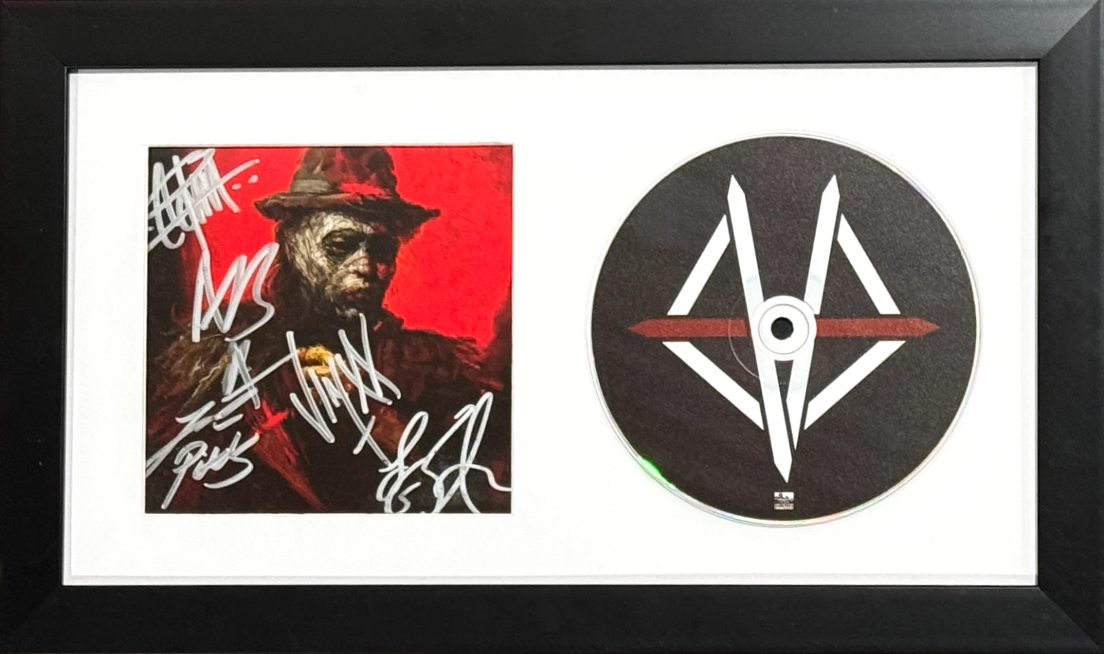 BLACK VEIL BRIDES Signed The Phantom Tomorrow Framed CD Display ...