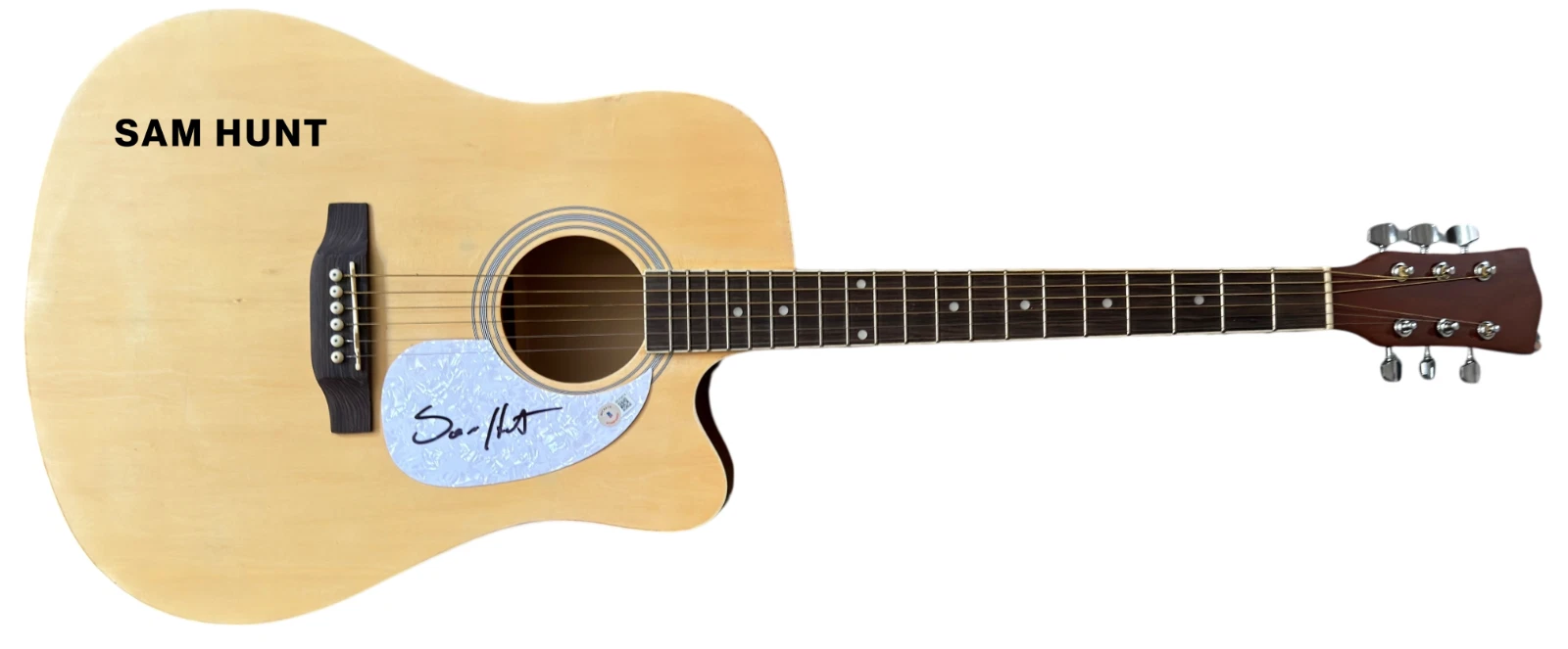 Sam Hunt Signed Autograph Full Size Acoustic Guitar Country Singer ...