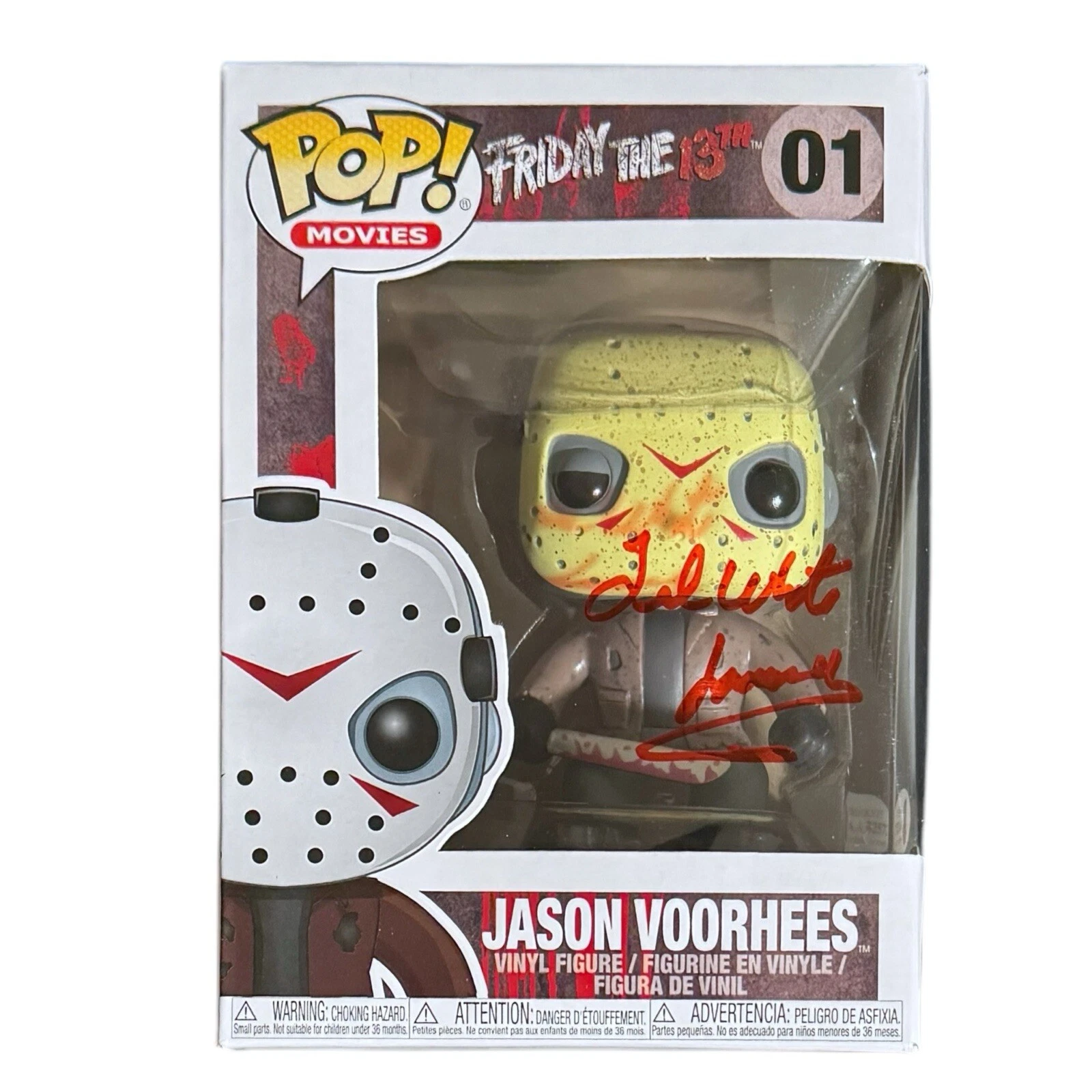 Ted White Signed Friday The 13th Jason Voorhees 01 Funko Pop Autograph ...
