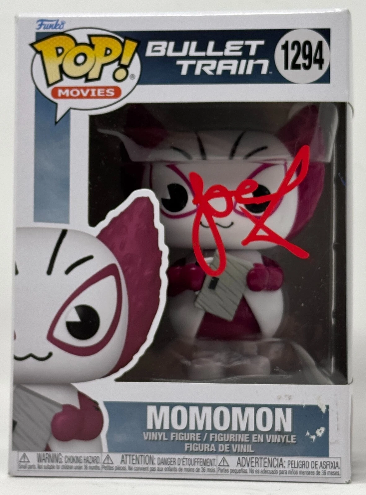 Joey King Signed Bullet Train Momomon Funko Pop #1294 Autograph Beckett ...