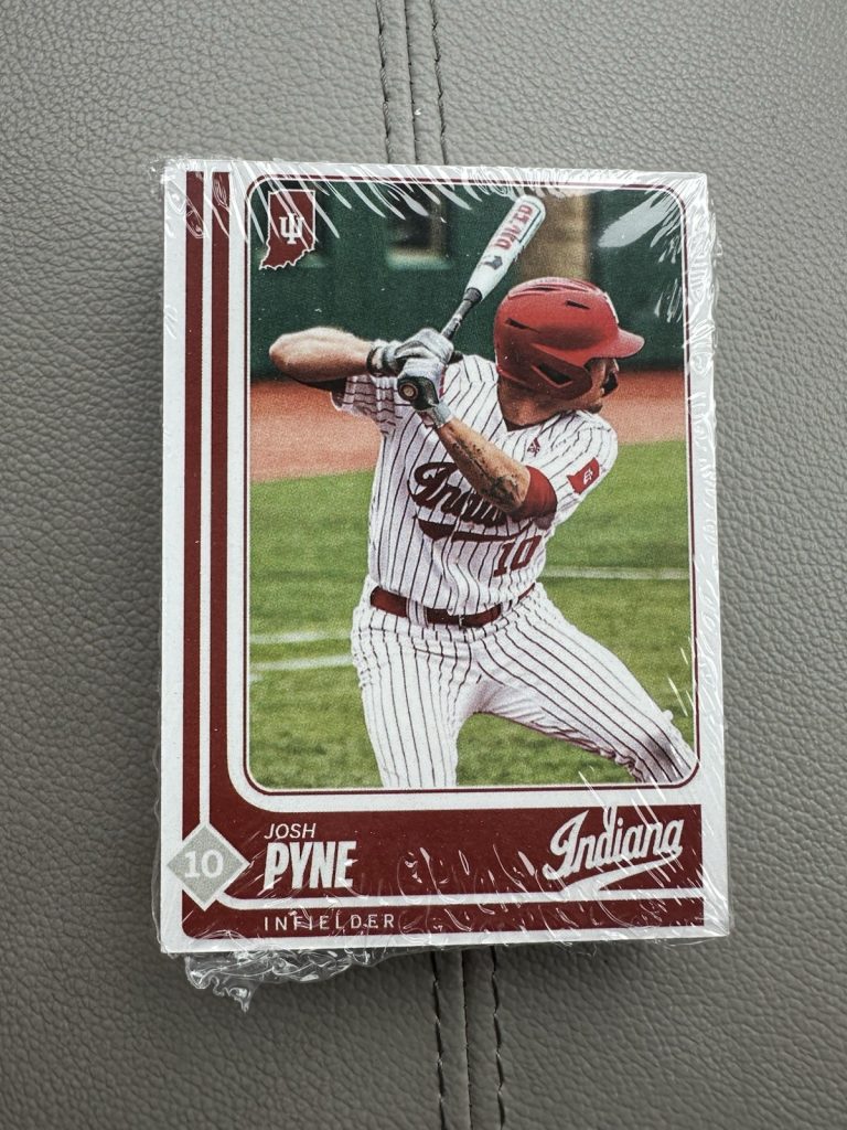2025 Indiana Hoosiers Baseball Trading Card Set Devin Taylor Jake ...
