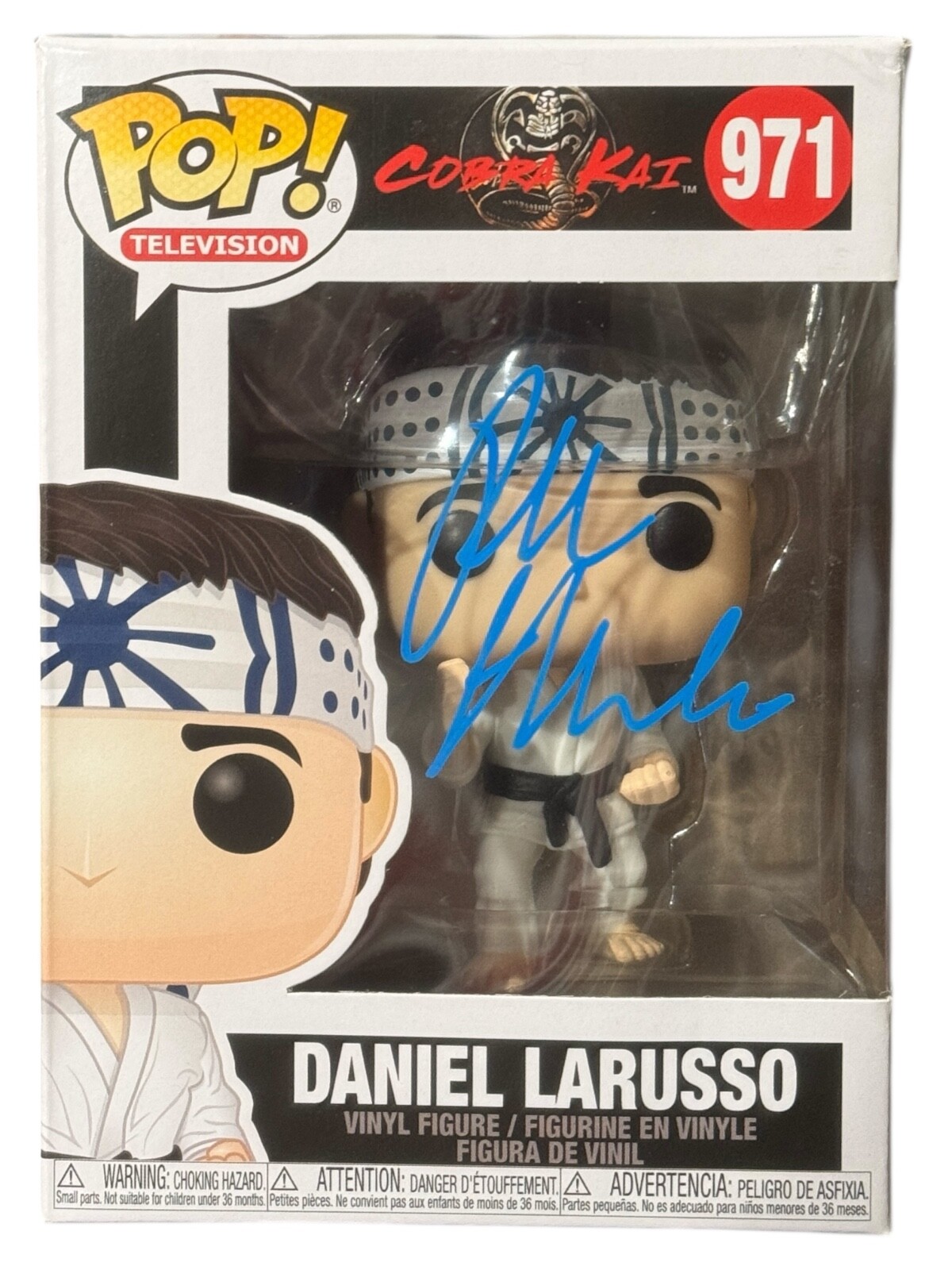 Ralph Macchio Signed Cobra Kai Funko Pop Daniel LaRusso Karate Kid ...