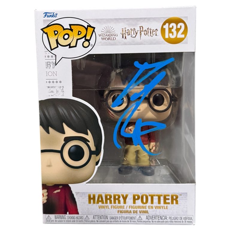 Daniel Radcliffe Harry Potter Signed Autograph Funko Pop #132 Figure ...