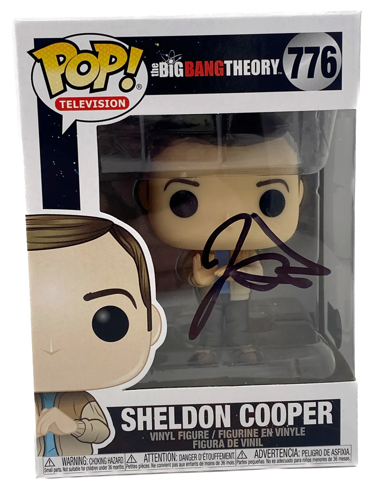 Iain Armitage Signed Big Bang Theory Sheldon Cooper Funko Pop Autograph ...