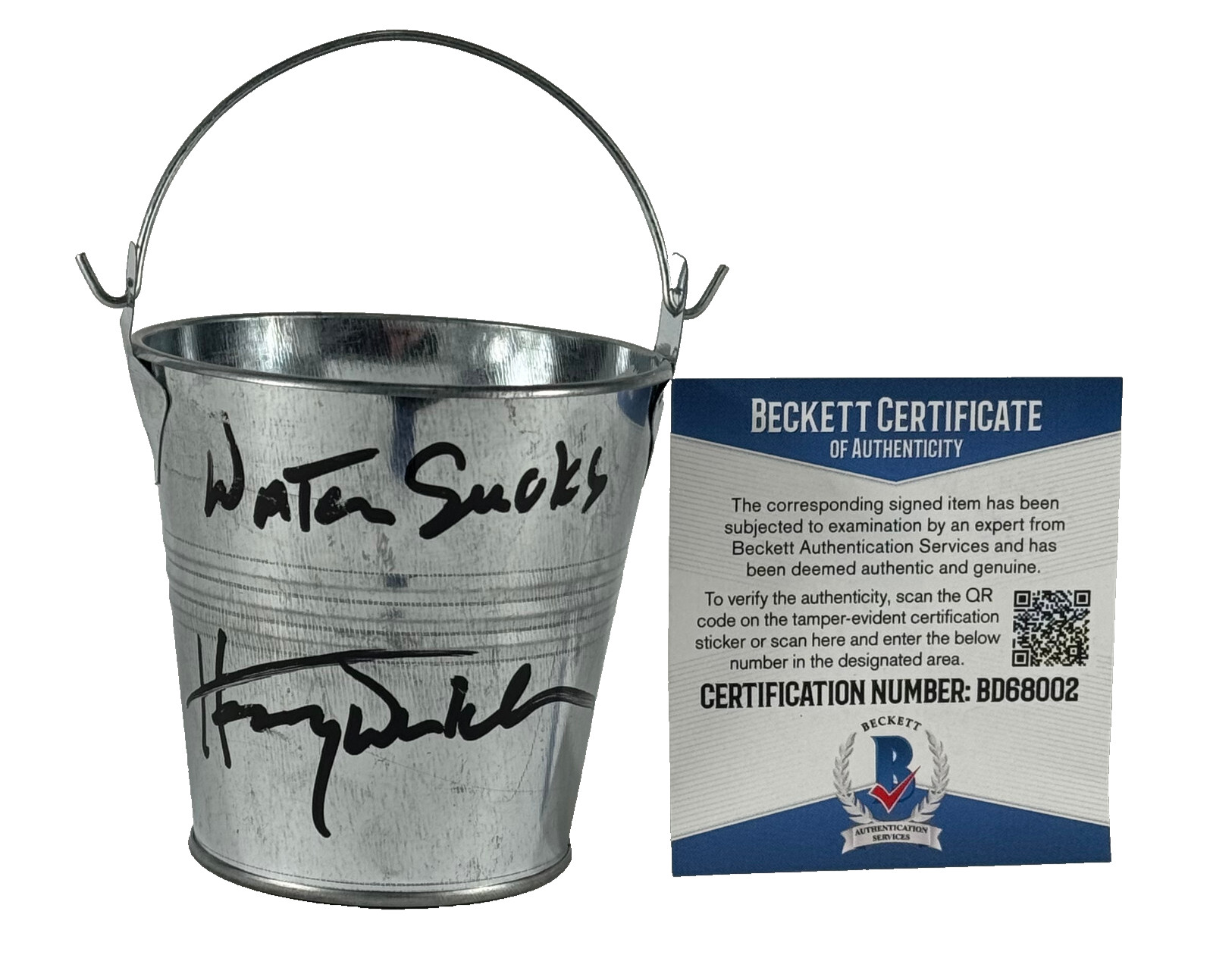 Henry Winkler The Waterboy Signed Autograph Mini Water Bucket 'Water ...