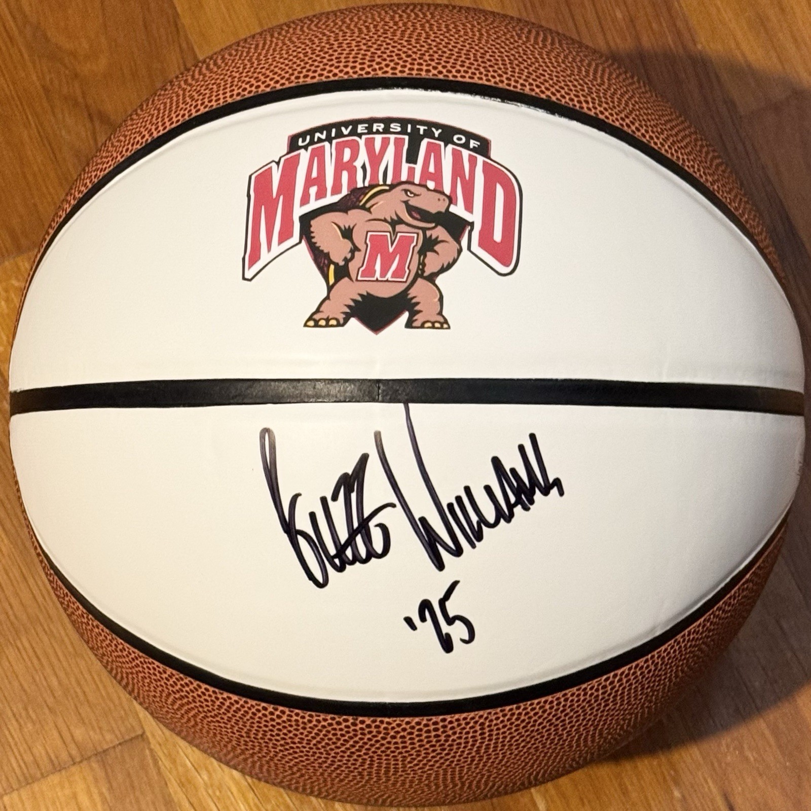Buzz Williams Signed Autographed Maryland Terrapins Logo Basketball JSA ...